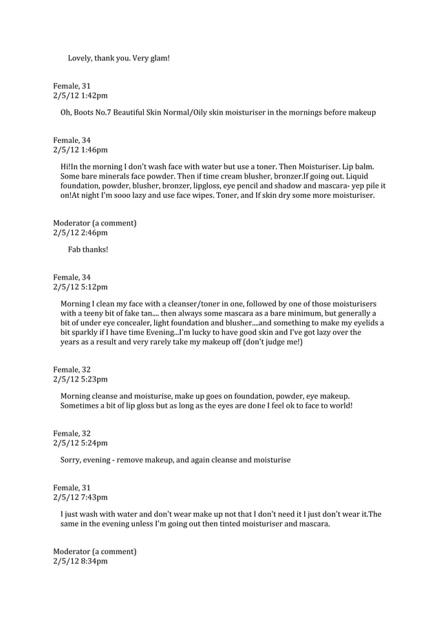 Skincare transcript mr qual excerpt | DOCX