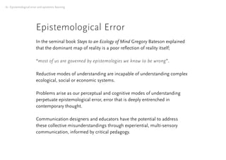 Transformative Learning and Sustainable Education at SkinDEEP 2011 | PPT