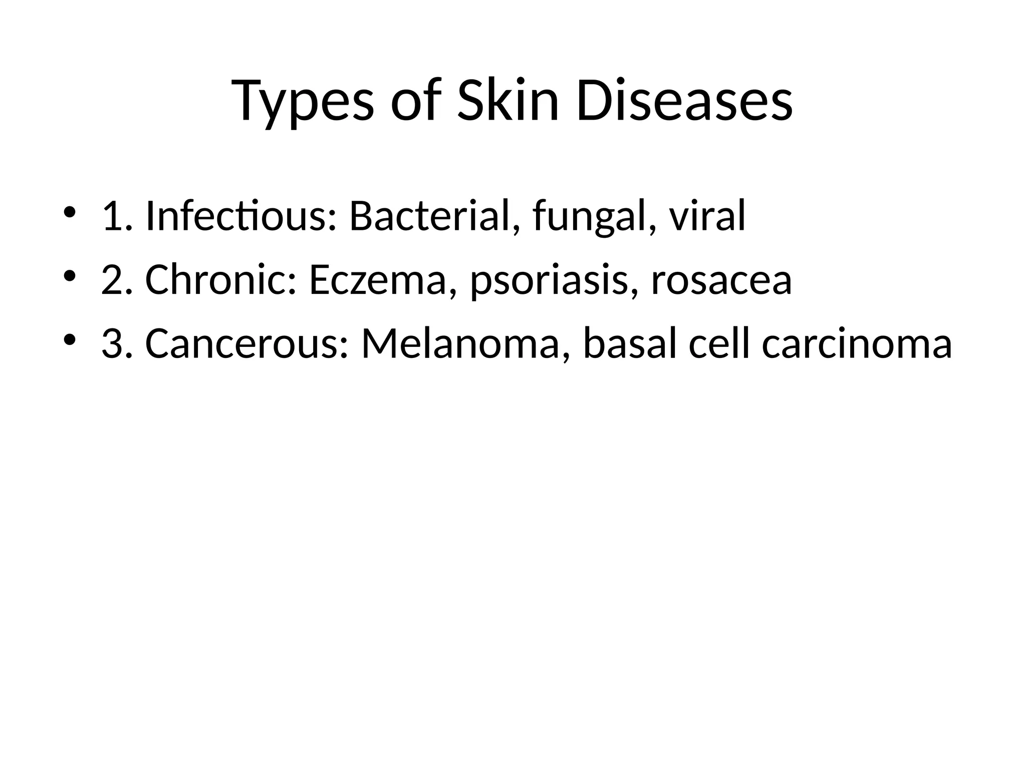 Comprehensive Overview of Common Skin Diseases and Their Management | PPTX