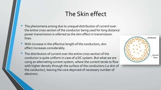 Skin effect on transmission line. | PPTX