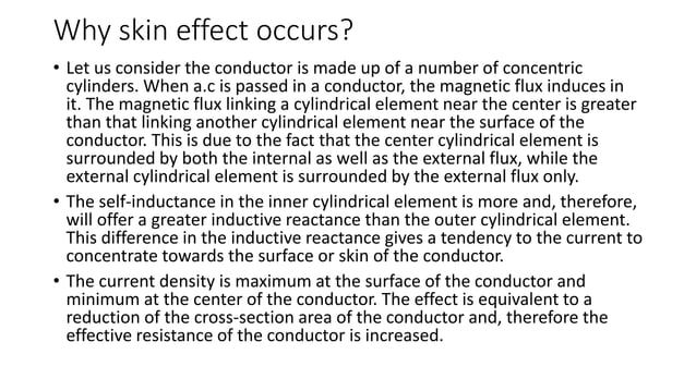 Skin effect, proximity effect, ferranti effect, corona discharge | PPTX