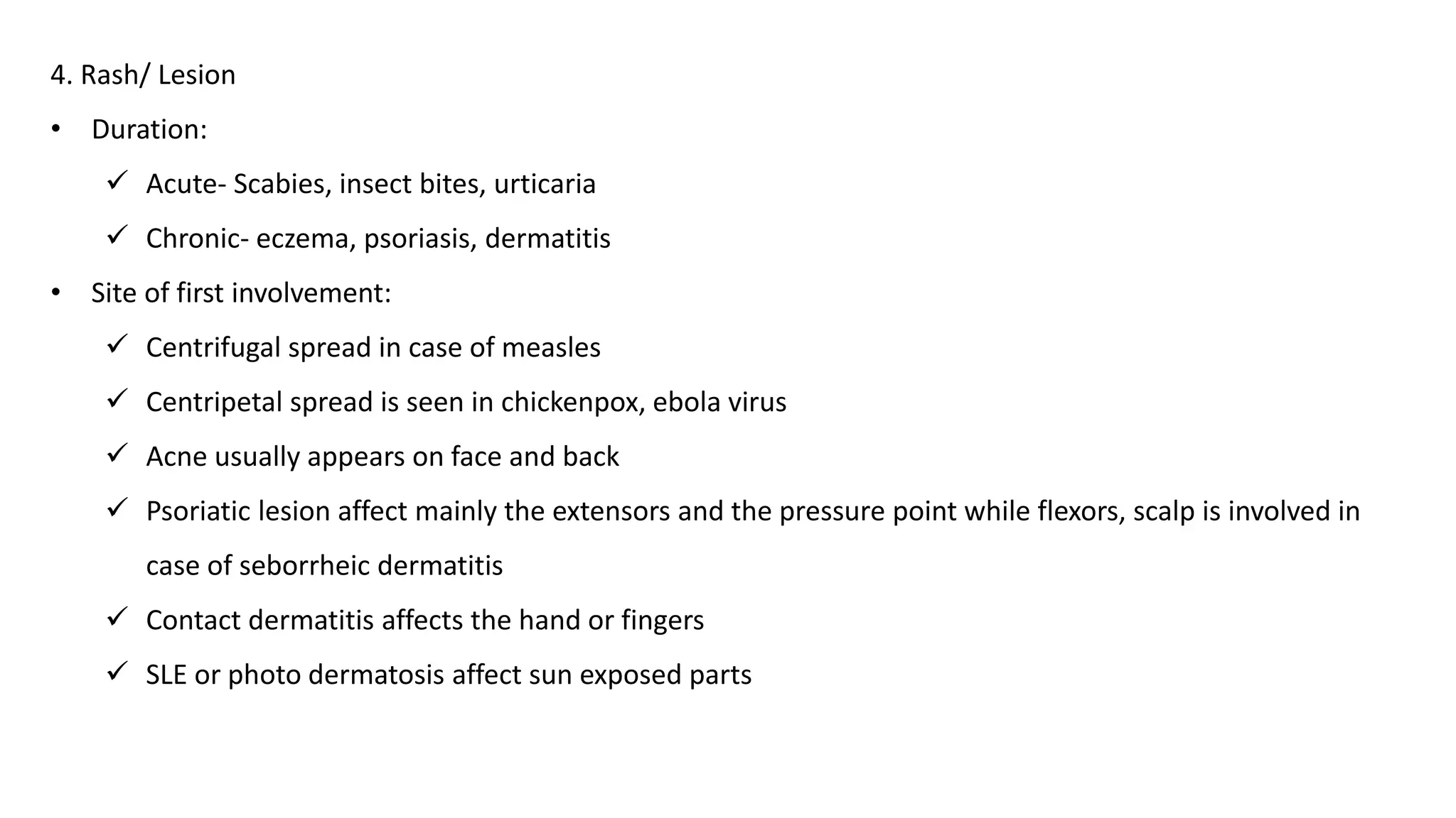 Skin examination | PPTX