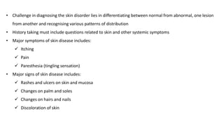 Skin examination | PPTX