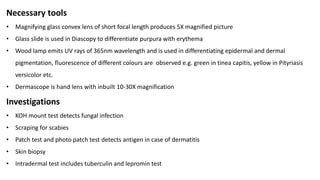 Skin examination | PPTX