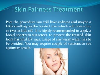 Skin fairness treatment | PPTX