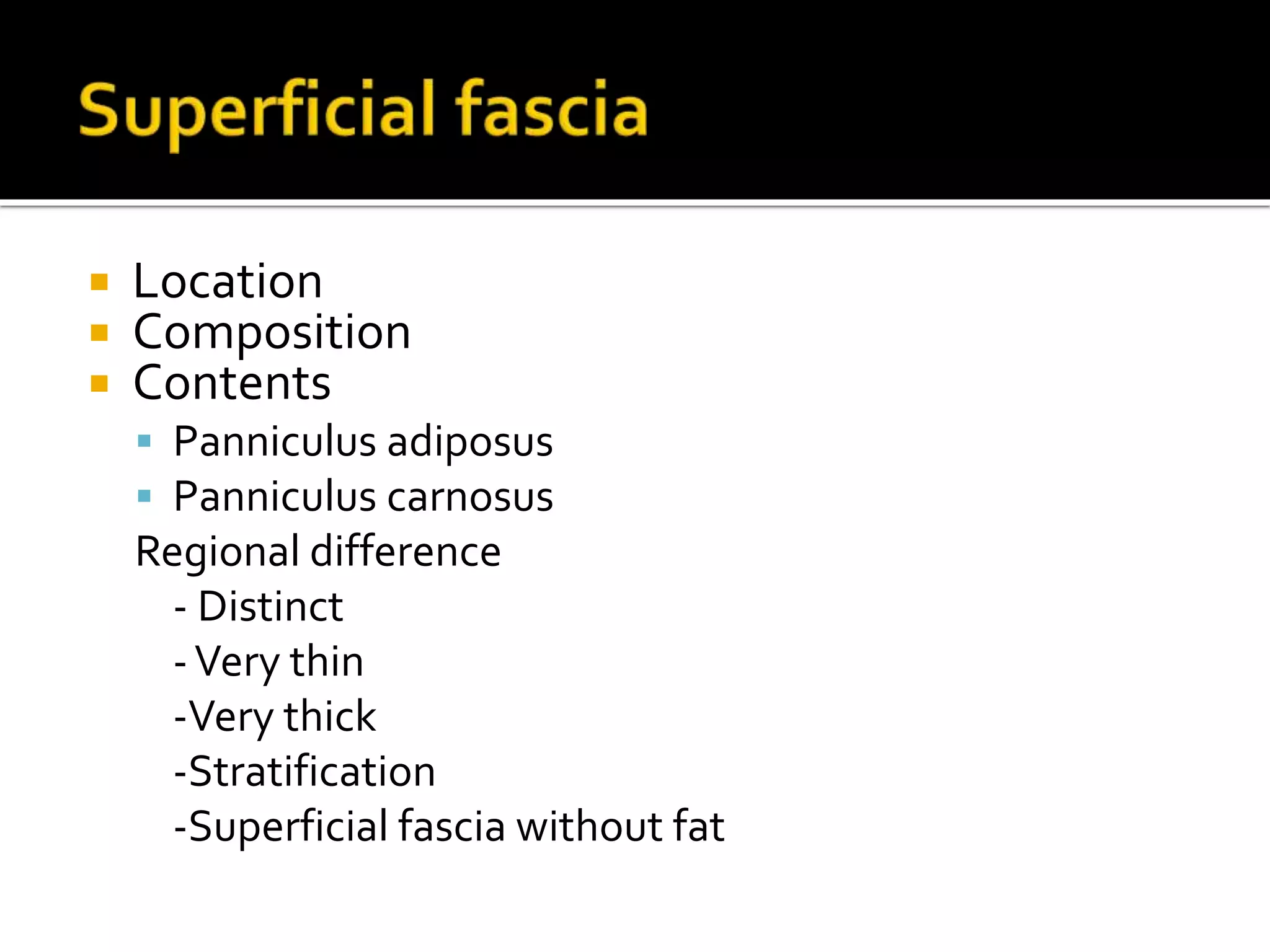 General anatomy of SKIN &FASCIA.pptx | Skin and Dermatology | Diseases ...
