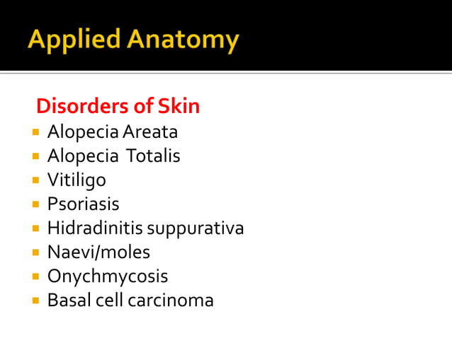 General anatomy of SKIN &FASCIA.pptx | Skin and Dermatology | Diseases ...