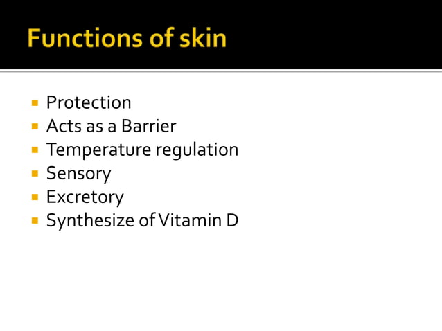 General anatomy of SKIN &FASCIA.pptx | Skin and Dermatology | Diseases ...