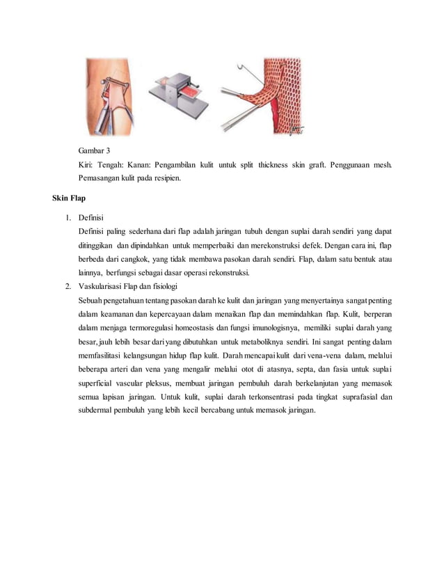 Skin graft and Flap | DOCX