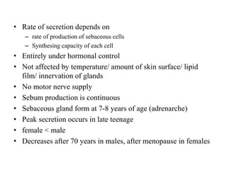 Skin and its glands | PPTX