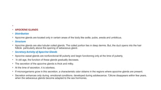 Skin_Glands_Structure_Secretion _Control | PPTX