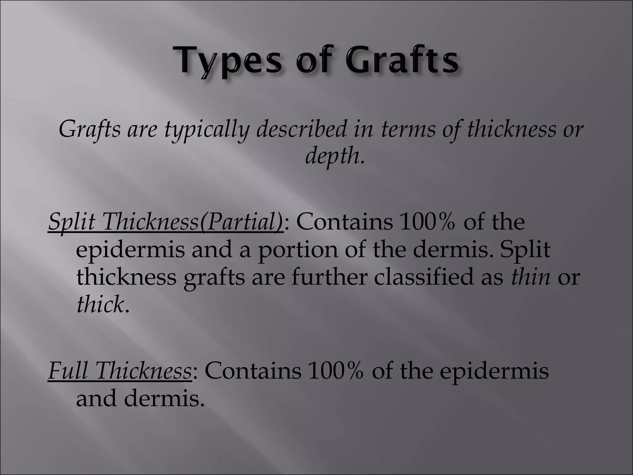 Skin graft , split skin grafting, STG , SSG , split thickness graft ...