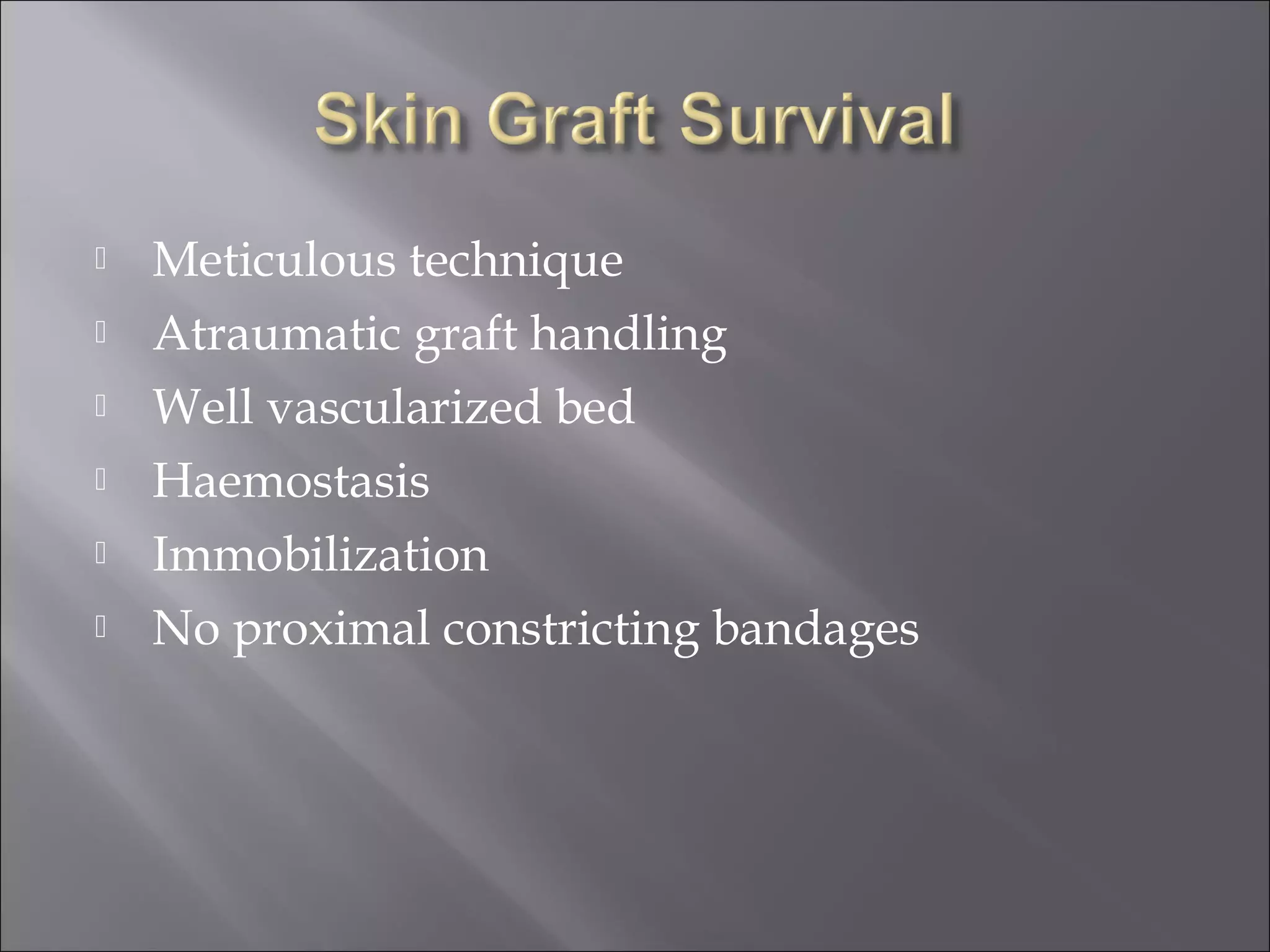 Skin graft , split skin grafting, STG , SSG , split thickness graft ...