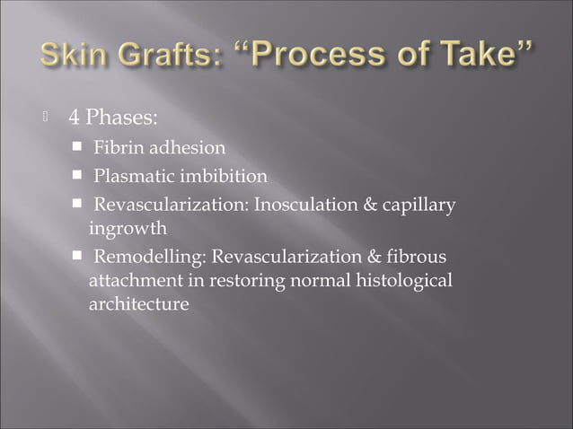 Skin graft , split skin grafting, STG , SSG , split thickness graft ...