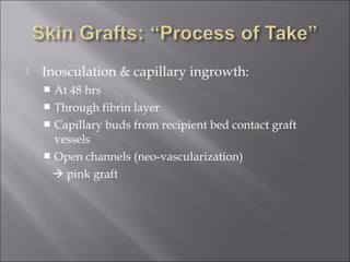 Skin graft , split skin grafting, STG , SSG , split thickness graft ...