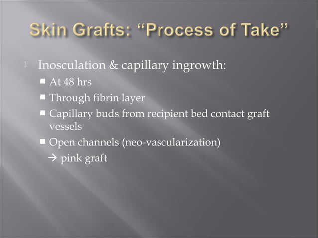 Skin graft , split skin grafting, STG , SSG , split thickness graft ...