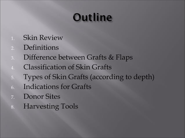 Skin graft , split skin grafting, STG , SSG , split thickness graft ...