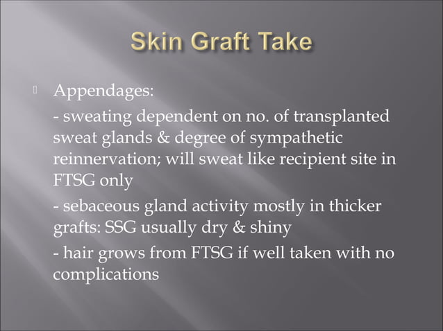 Skin graft , split skin grafting, STG , SSG , split thickness graft ...