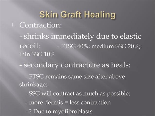 Skin graft , split skin grafting, STG , SSG , split thickness graft ...