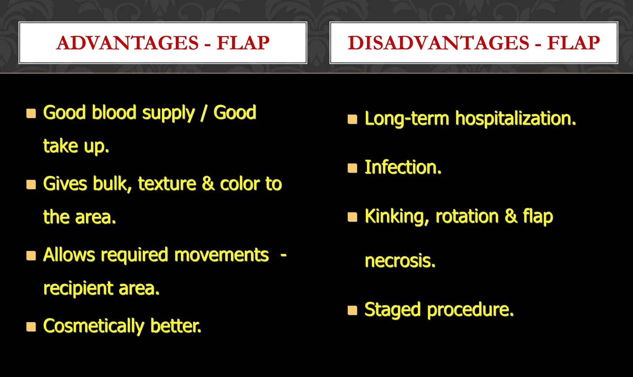 Skin Graft & Flap - Types, Technique, Advantages & Disadvantages | PDF