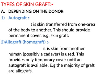 SKIN GRAFTING.99999999999999999999999pptx | PPTX