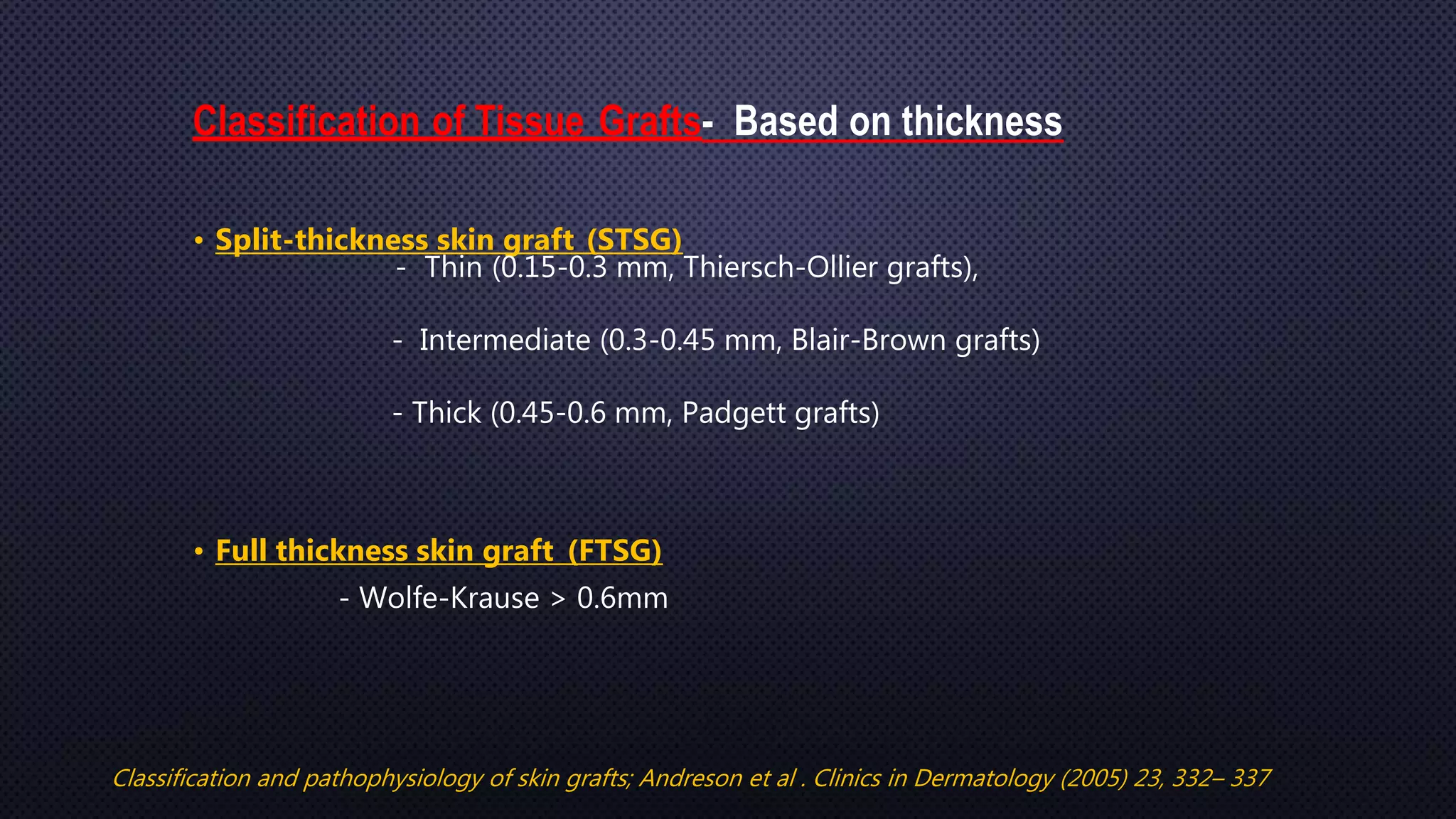 Skin grafts in oral and maxillofacial surgery | PPTX