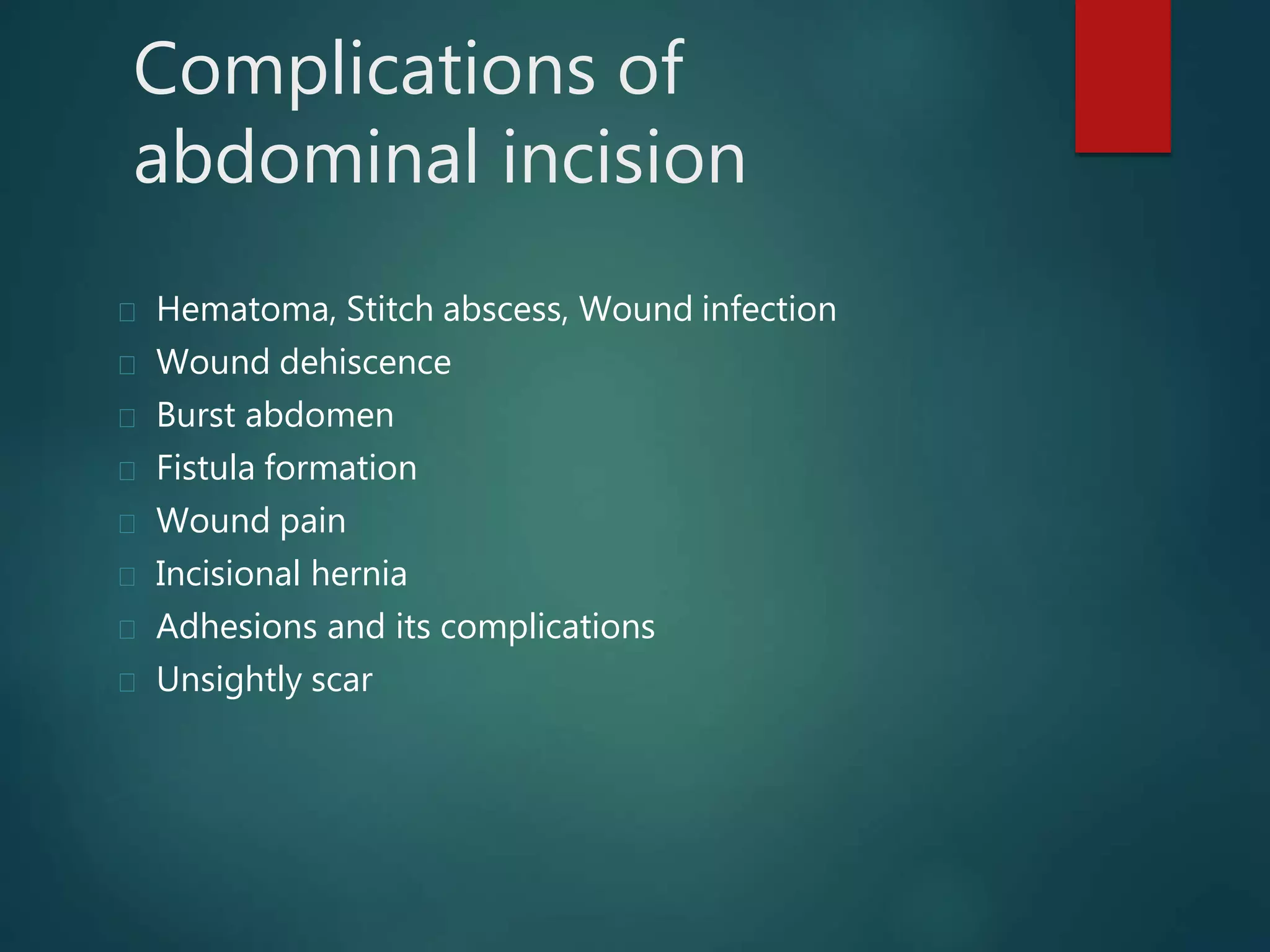 Skin incisions final | PPTX
