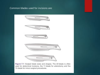 Skin incisions final | PPTX