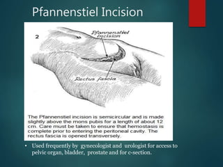 Skin incisions final | PPTX