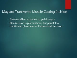 Skin incisions final | PPTX