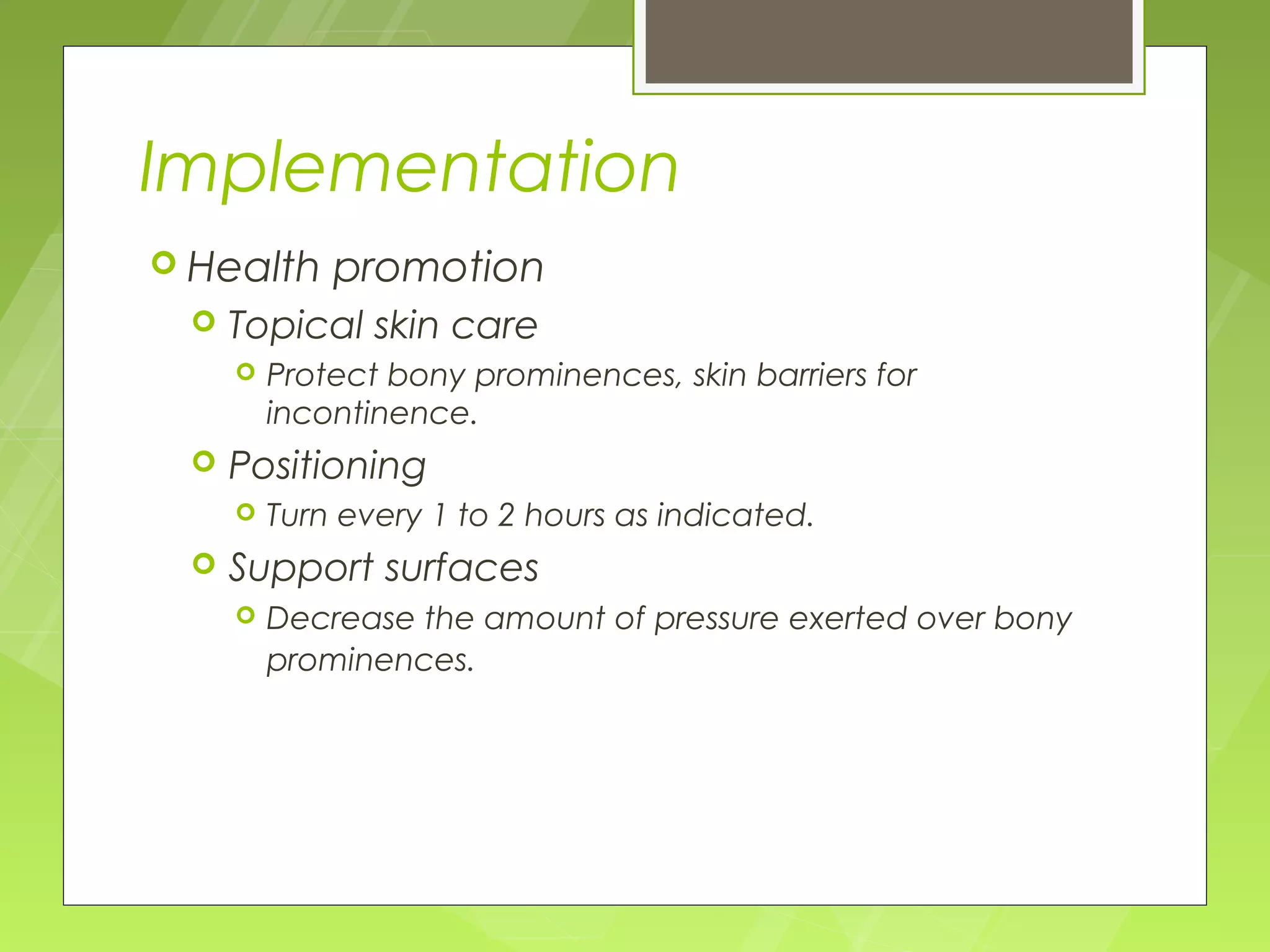 Skin integrity and Wound Care | PPT