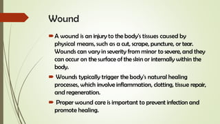Skin Integrity and wound care presentation | PDF