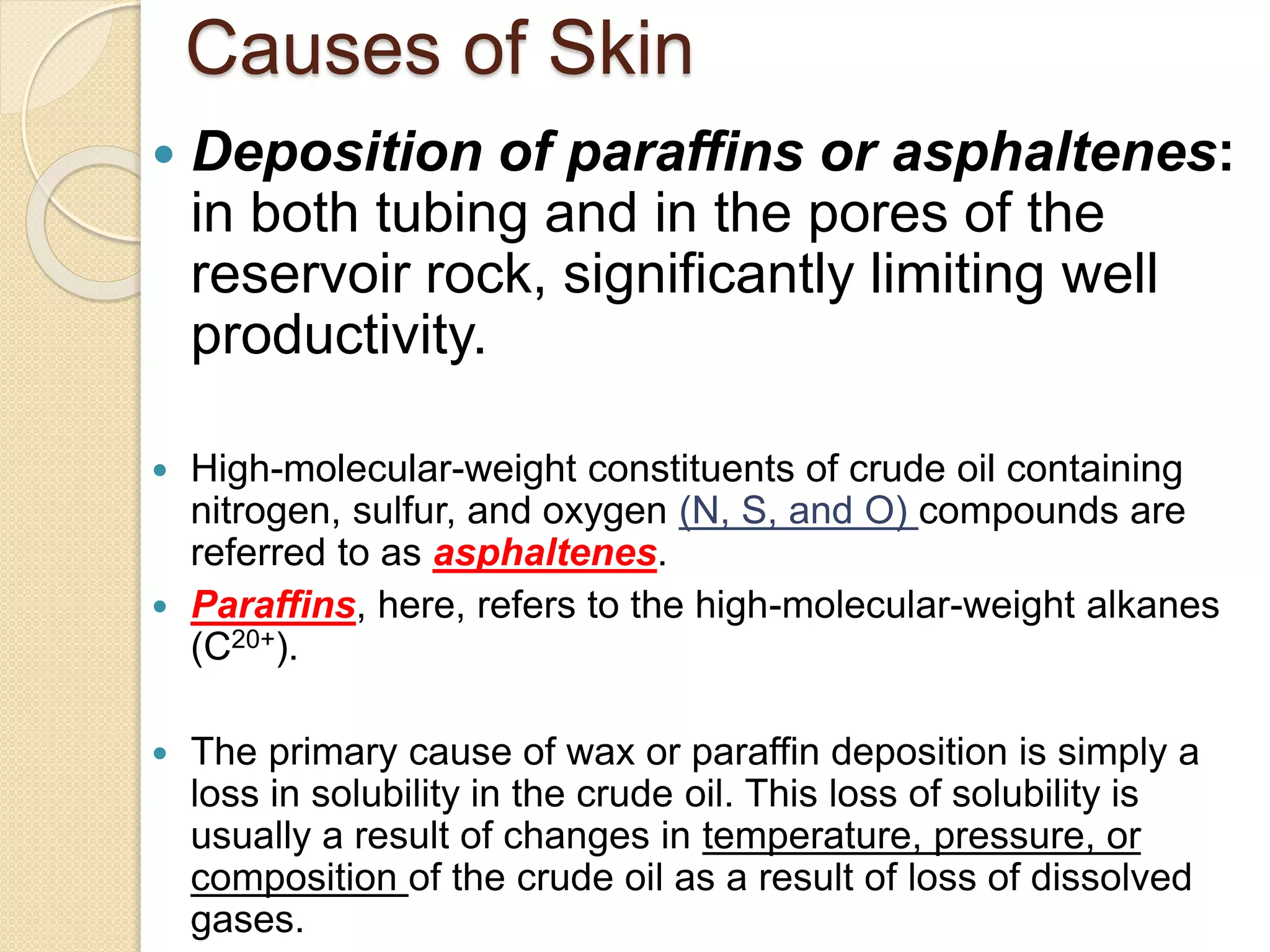 Skin Factor and Formation Damage | PPTX