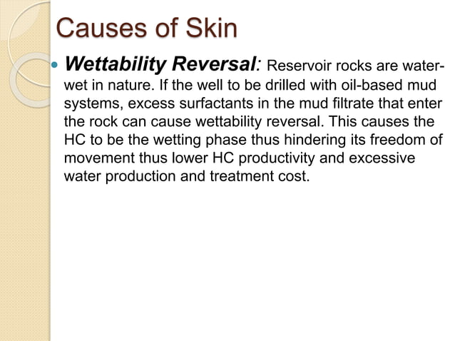 Skin Factor and Formation Damage | PPTX