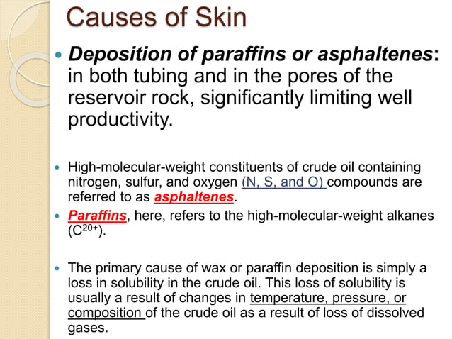 Skin Factor and Formation Damage | PPTX