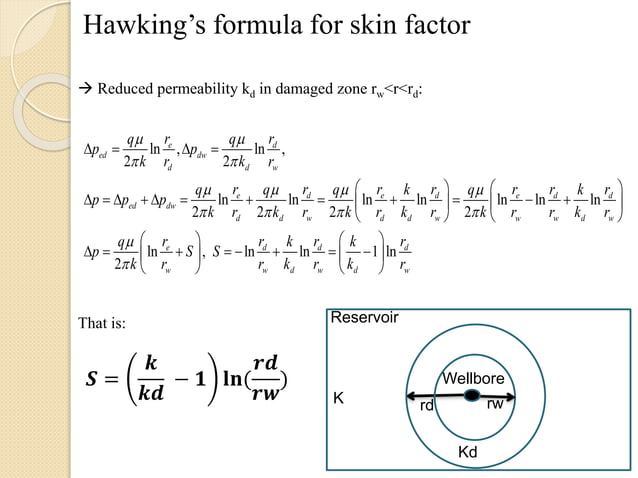 Skin Factor and Formation Damage | PPTX