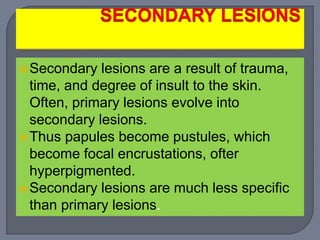 Canine Skin lesion | PPTX