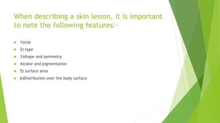 Skin lesion Dr. Mumux | PPTX