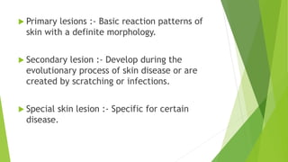 Skin lesion Dr. Mumux | PPTX