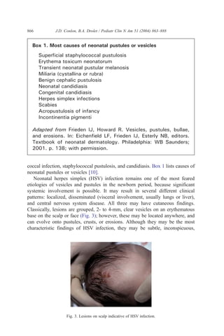 Skin lesion in neonate | PDF