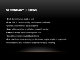 Skin lesions morphology.pptx