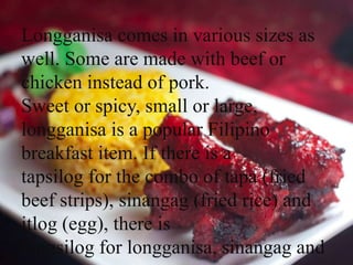 Skinless longganisa making | PPTX