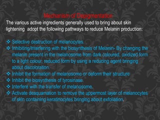 Skin lightening & bleaching creams | PPTX