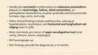 Skin manifestation of systemic disease | PPTX