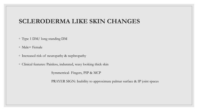 SKIN MANIFESTATIONS OF DIABETES MELLITUS.pptx