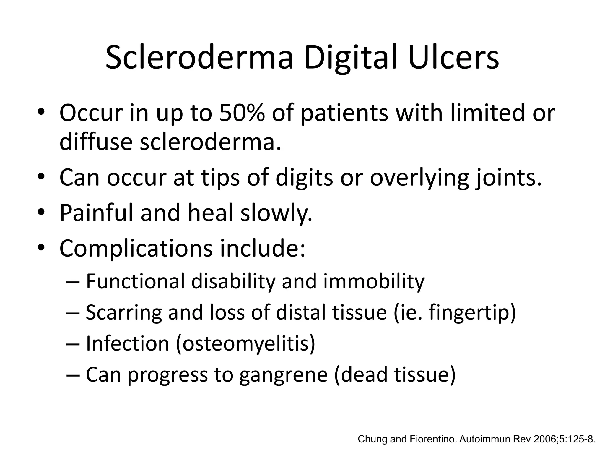 Skin Manifestations of Scleroderma, by Dr. Lorinda Chung MD | PPTX