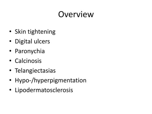 Skin Manifestations of Scleroderma, by Dr. Lorinda Chung MD | PPTX ...