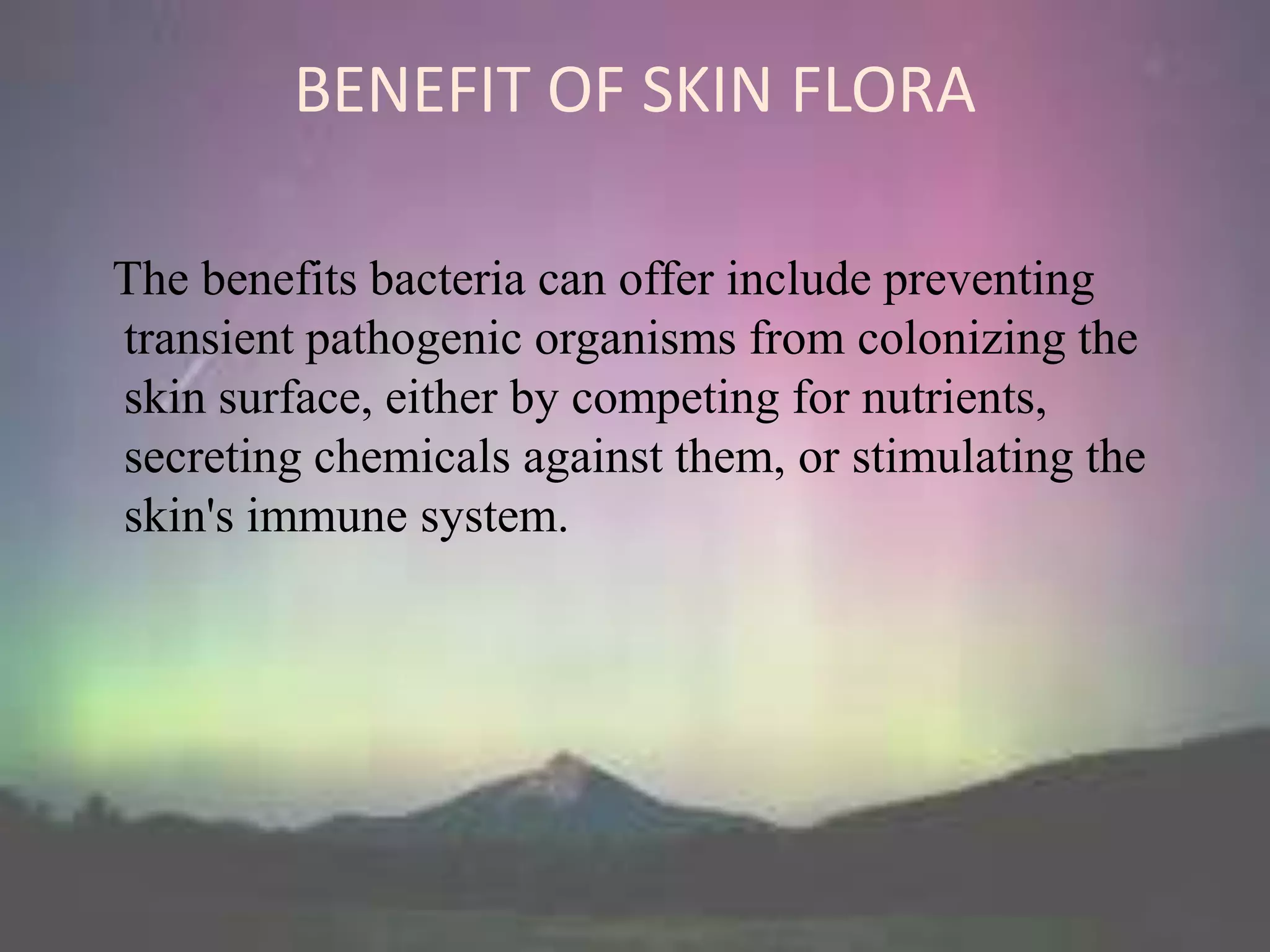 Skin microflora / Normal Flora of Skin | PPTX