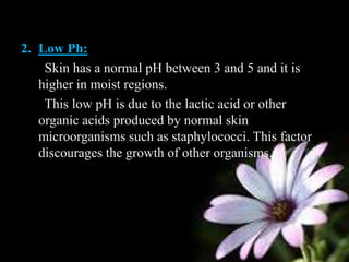 Skin microflora / Normal Flora of Skin | PPTX
