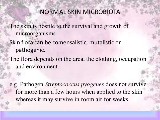 Skin microflora / Normal Flora of Skin